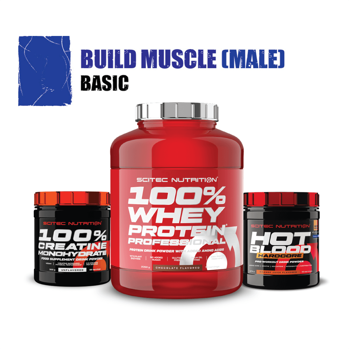 Build Muscle [Male] Basic - Scitec Nutrition Malaysia