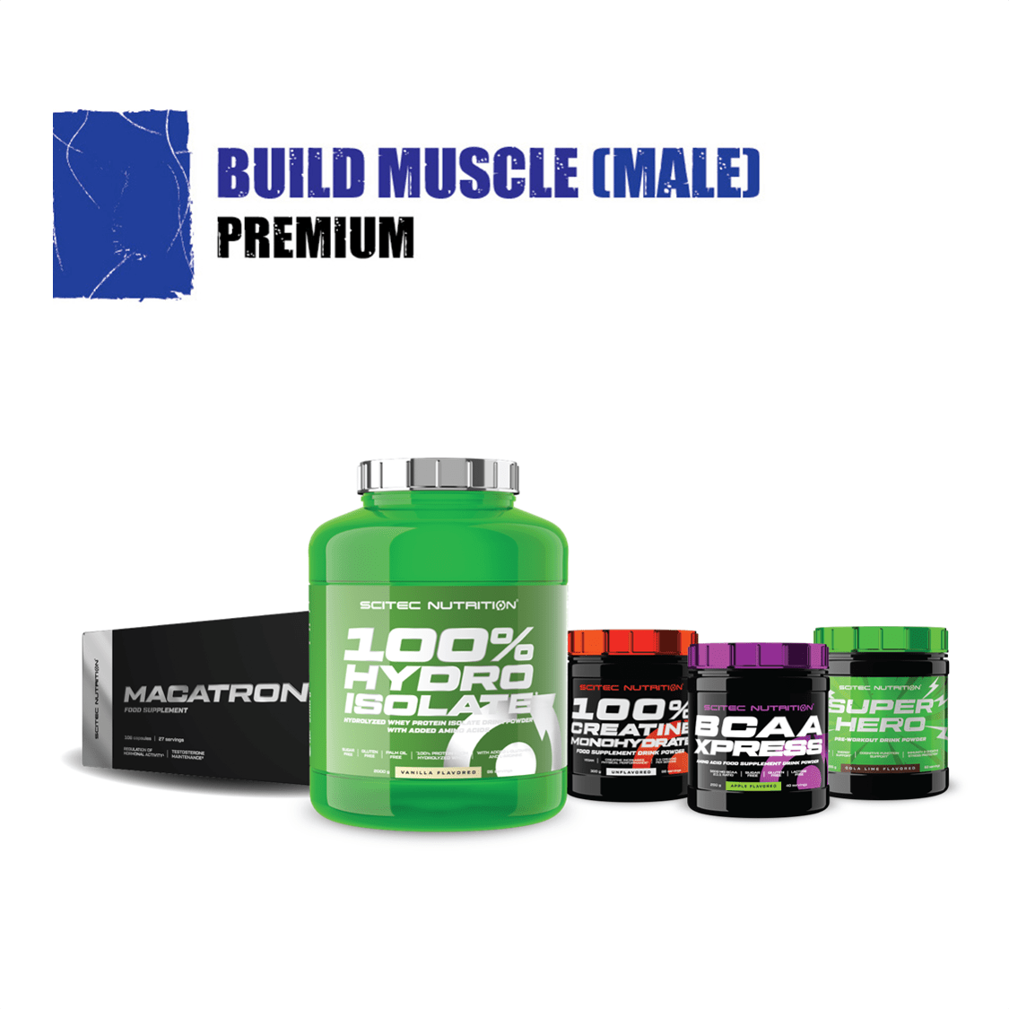Build Muscle [Male] Premium - Scitec Nutrition Malaysia