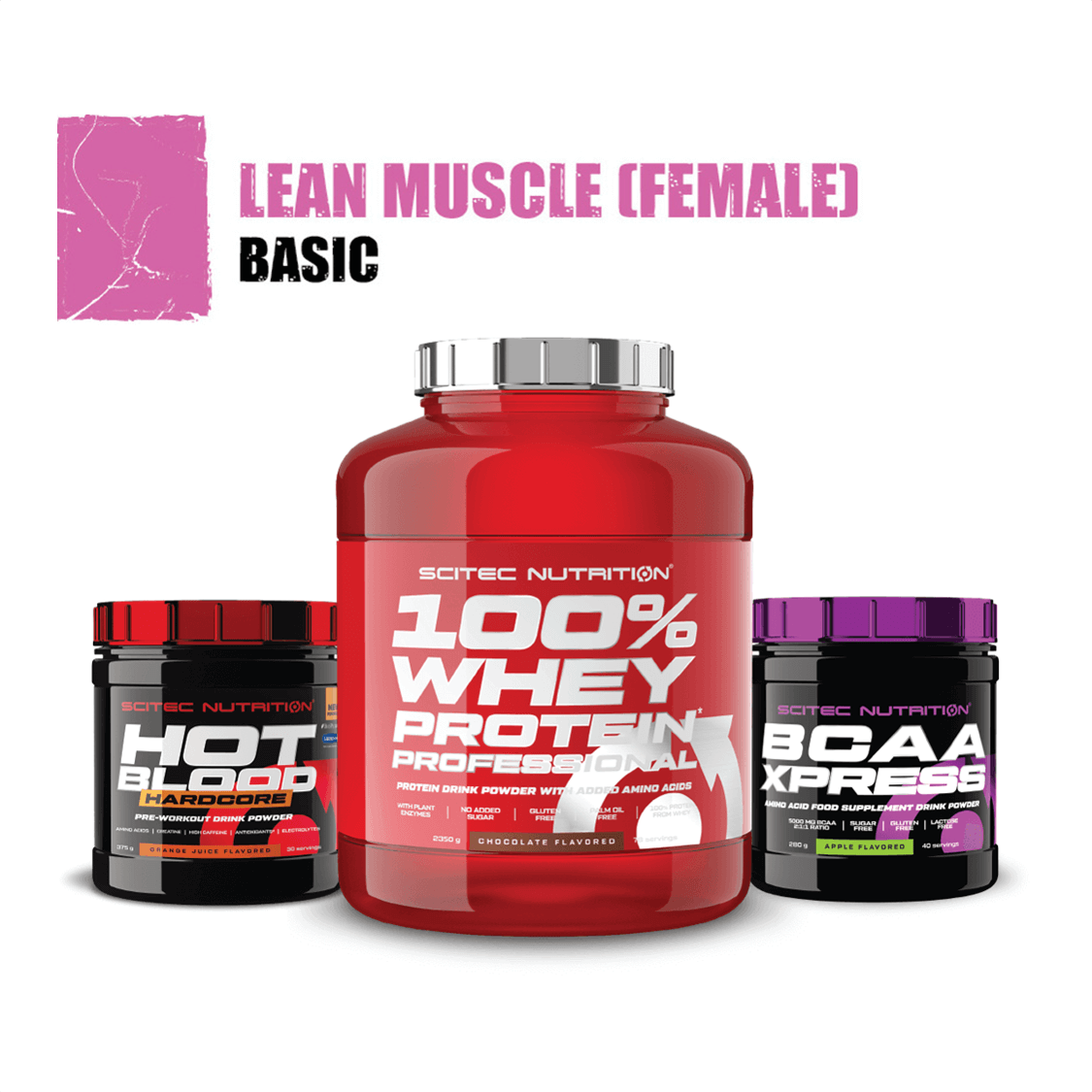 Lean Muscle [Female] Basic - Scitec Nutrition Malaysia