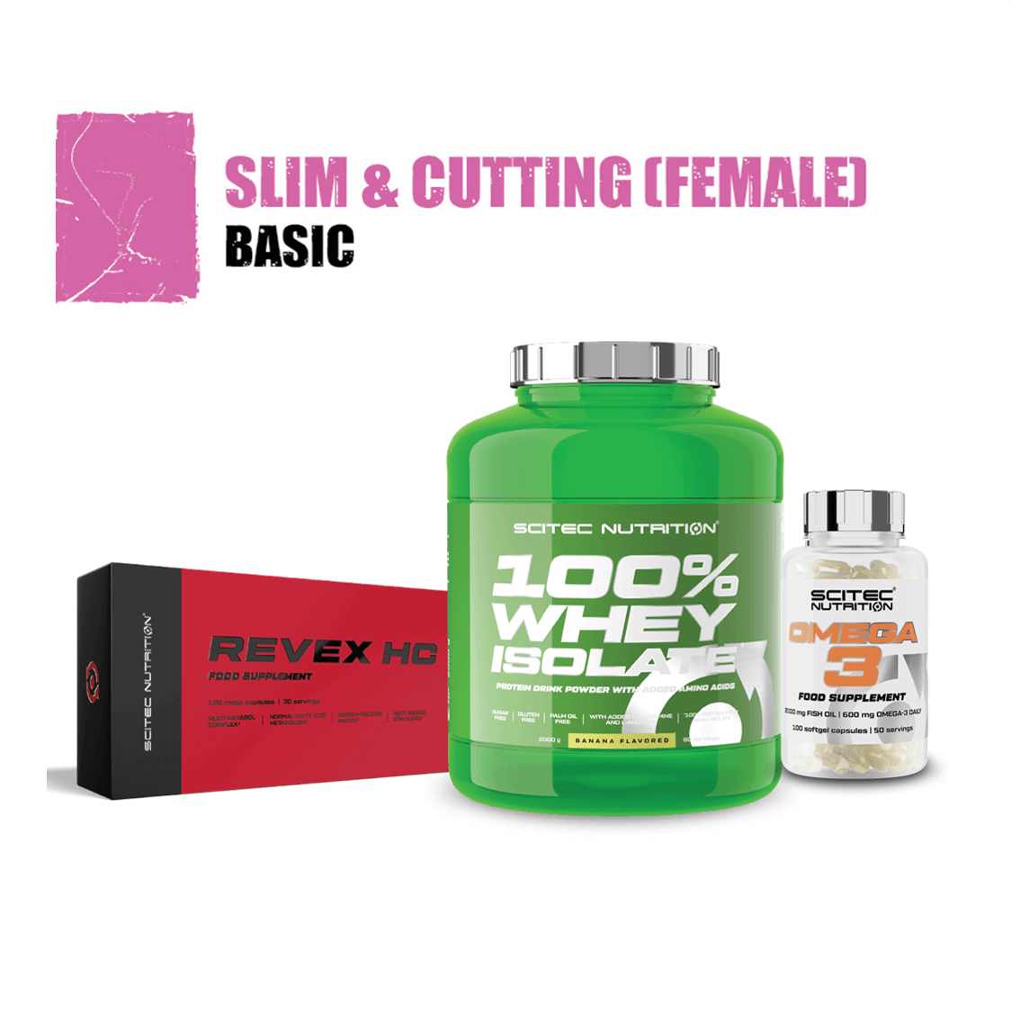 Slim & Cutting [Female] Basic - Scitec Nutrition Malaysia